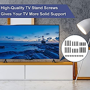 TV Mount Screws for Vizio TV Legs Screws, TV Stand Screws for Vizio 32" 40" 43" 50" 55" 58" 60" 65" TV Legs, for Vizio V-Series D-Series TV Stand legs Screw, for Vizio HD LED HDR Smart TV Stand Screws