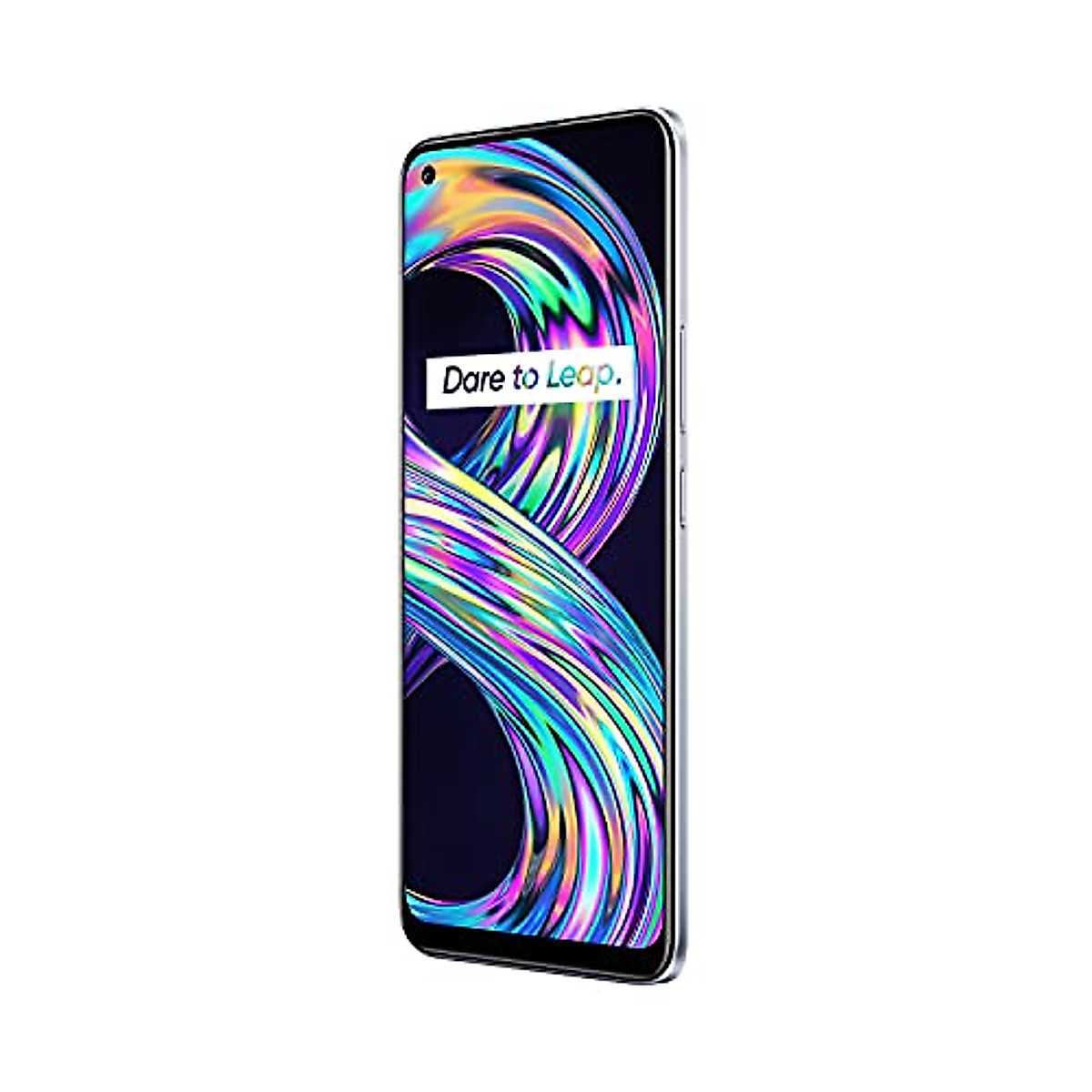 realme 8 Dual-SIM 128GB ROM + 6GB RAM (GSM only | No CDMA) Factory Unlocked 4G/LTE Smartphone (Cyber Silver) - International Version