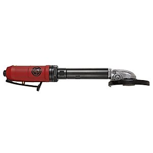 Chicago Pneumatic CP9116-4 Inch (100 mm) Air Angle Cut-Off Tool, Extended Reach, 1 HP / 746 W, with 5 Norton Cutting Discs