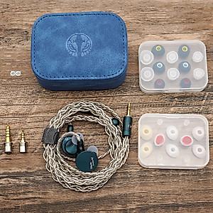 HiFiGo 7HZ Timeless AE 14.2mm Planar in-Ear Monitors IEMs, Upgraded for Bass, Treble and Cable (Timeless AE)