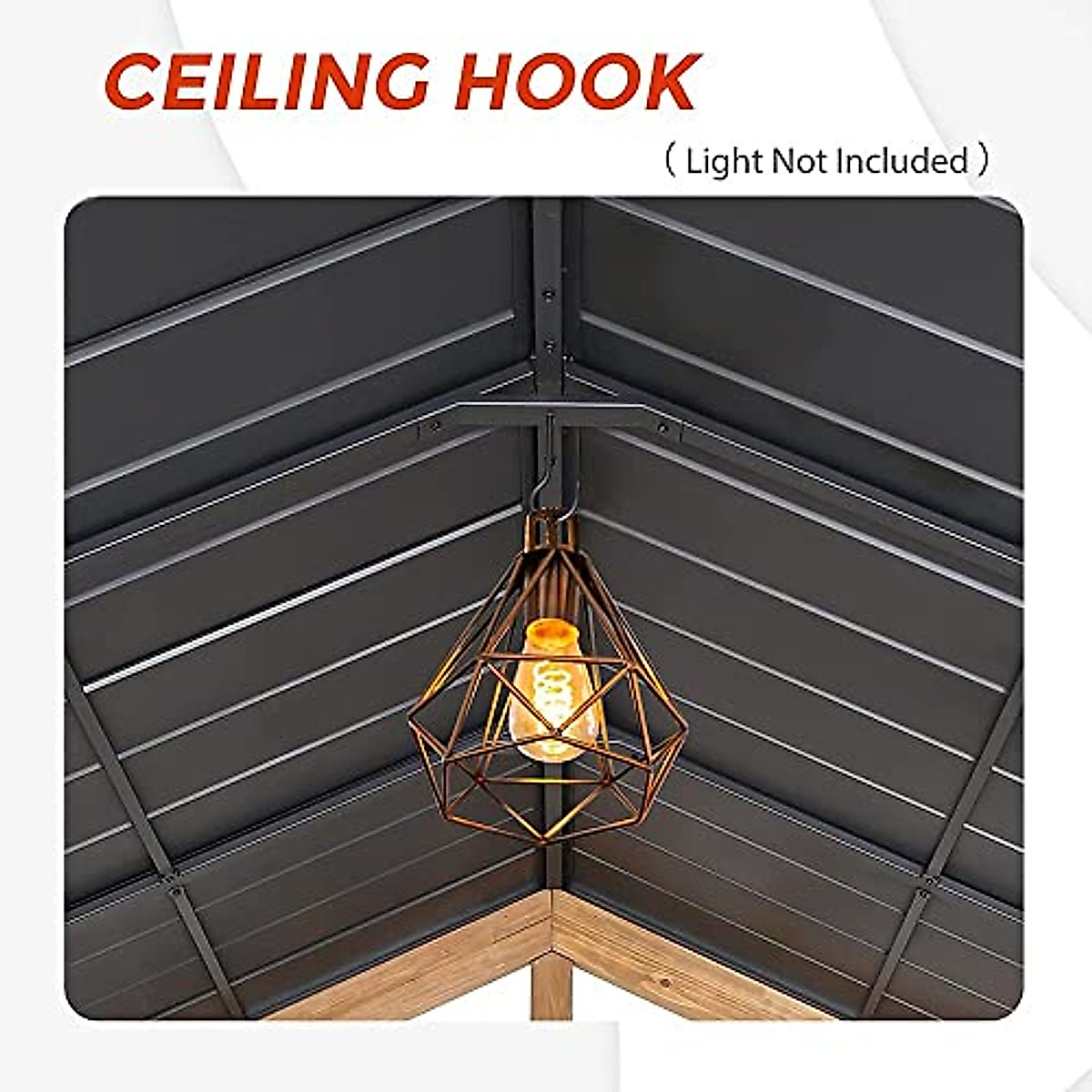 Westerly Solid Wood Gazebo Pavilion for Patio Deck Backyard (14' x 12')