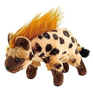 Forest & Twelfth 10" Stuffed Hyena Plush, Majestic Animal Collection Stuffed Animal, Premium Materials, Best Gift for Kids Age 3+, Nursery and Room Decor (10" Hyena)