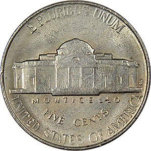 1953 S Jefferson Nickel 5 Cent Piece AG About Good 5c US Coin Collectible