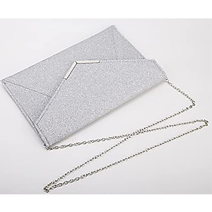 Taponukea Envelope Clutch Purses for Women Shiny Bridal Party Prom Women's Clutch Handbags
