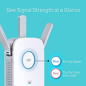 Certified Refurbished Tp-link AC1750 WiFi Range Extender with High Speed Mode and Intelligent Signal Indicator RE450 (Renewed Certified Refurbished)