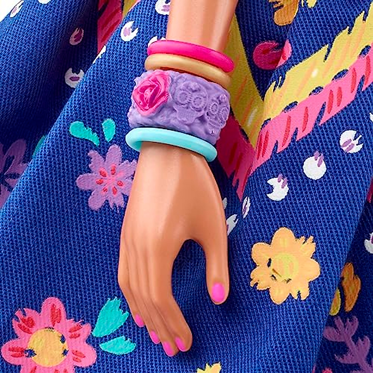 Barbie Signature Doll, 2022 Dia De Muertos Collectible, Traditional Ruffled Dress with Flower Crown & Calavera Face Paint