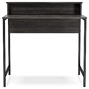 Signature Design by Ashley Freedan Home Office Desk, 36"W x 20"D x 36"H, Dark Gray