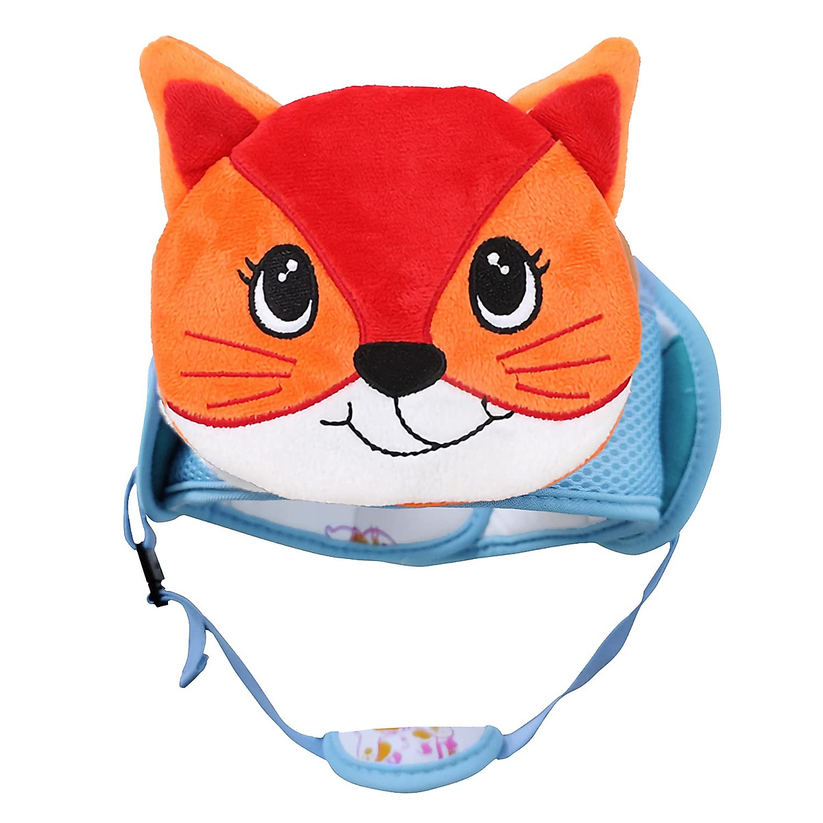 Entyle Baby Safety Helmet, Infant Toddler Adjustable Protective Hat, Head Protector for Crawling walking, Soft Headguard Infant Head Cushion for Learning to Climb and Walk (Blue Cat)