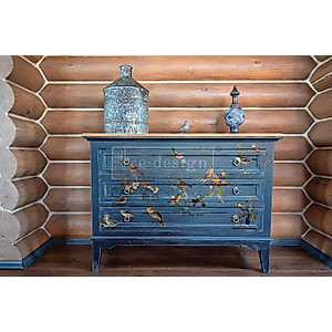 Redesign With Prima Decor Transfers® Postal Birds Total Sheet Size 24"x35",Cut Into 3 Sheets 655350647551