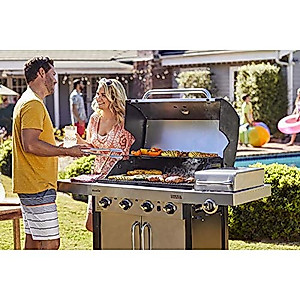 Grill Replacement Parts for Charbroil 463215515, 463268007, 463268008, 463268107, 463244011, 463251512, 463215514, 463268606, 463247009, 463268706, 463215513 Models, G614-0045-W1 Heat Tent 4-PACK