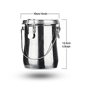 Arrtx Portable Stainless Steel Leak-Proof Premium Brush Washer with Lid and Filter Screen (Large)