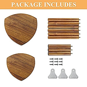 Tall Indoor Plant Stand - Adjustable Plant Holder, Mid Century Wooden Plant Shelf for Multiple Plants, 2 Tier Plant Rack Flower Pot Stand for Living Room Outdoor Garden Patio