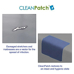 Mattress Repair Patch,6"W,Rectangle,PK5