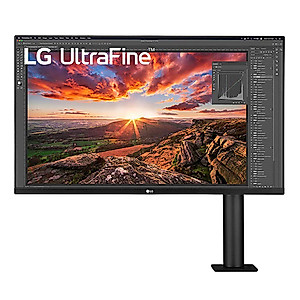 LG 32UN880-B 32 Inch Ultrafine Display Ergo 4K HDR10 Monitor Bundle with 1 YR CPS Enhanced Protection Pack and Elite Suite 18 Standard Editing Software Bundle