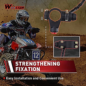 WOOSTAR 7/8" 22mm Handlebar 2 Wire Tether Kill Switch Replacement for 110cc 125cc Taotao Dirt Pit Bike ATV 4 Wheeler Quad Trail Bike
