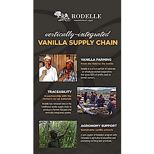 Rodelle All Natural Vanilla Bean Paste, 4oz Jar, Use Like Pure Vanilla Extract