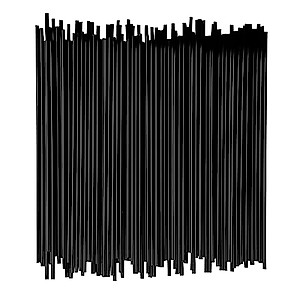 Restaurantware Restpresso 7 Inch Cocktail Stirrers 500 Disposable Coffee Stirring Rods - Premium Odorless Black Plastic Stirrers For Coffee For Hot And Cold Drinks For Bars Or Offices