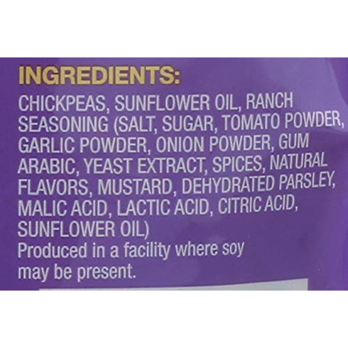 BIENA Chickpea Snacks - Crunchy Roasted Chickpeas - High Fiber Vegan Protein Snacks for Adults and Kids - 5 Ounce Individual Pack - Rockin' Ranch