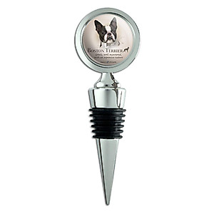 Boston Terrier Dog Breed Wine Bottle Stopper