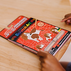 Melissa & Doug On the Go Scratch Art: Animal Families Hidden-Picture Activity Pad With Stylus