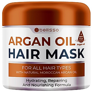 BELLISSO Moroccan Argan Shampoo, Conditioner Set and Hair Mask