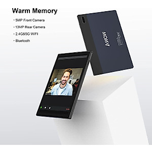 AWOW Android Tablet, 10 inch Android 12 Tablets, 4GB RAM 64GB ROM, 2.0GHz Octa-Core, 1280x800 IPS Touchscreen, 13MP Camera, 2.4G&5G WiFi, BT, Dual Stereo Speakers, GPS Tablet PC GMS Certified