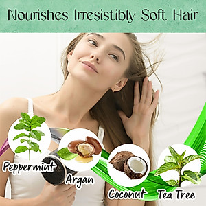 Peppermint Oil Shampoo and Conditioner Set for Hair Growth and Thickening - For Thinning Hair and Hair Loss Treatments for Women & Men, Sulfate Free, 20.2 FL Oz Each