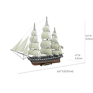Metal Earth Premium Series USS Constitution 3D Metal Model Kit Fascinations