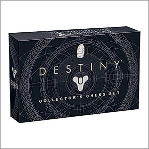 USAOPOLY Destiny Chess Set | Destiny 2 Video Game Chess Game | 32 Custom Sculpt Collectable Figure Chess Pieces and Custom Chess Board
