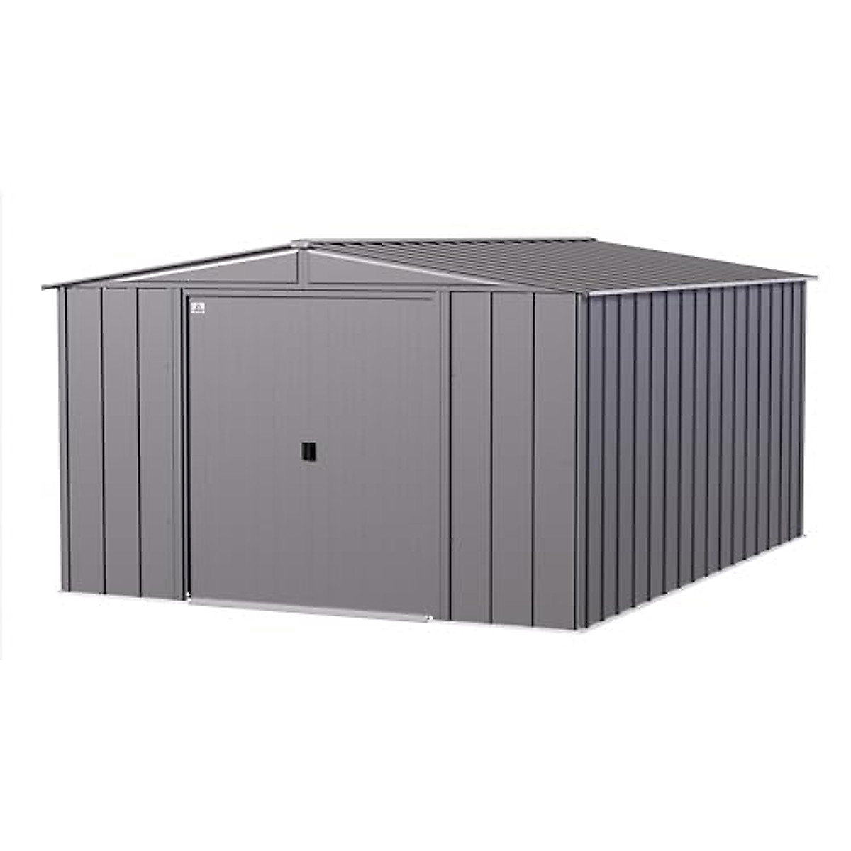 Arrow Classic Steel Storage Shed, 10x14, Charcoal
