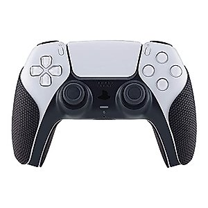 eXtremeRate PlayVital Anti-Skid Sweat-Absorbent Controller Grip for ps5 Controller, Professional Textured Soft Rubber Pads Handle Grips for ps5 Controller