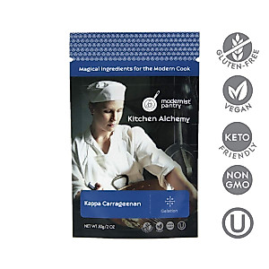 Pure Refined Kappa Carrageenan ⊘ Non-GMO ☮ Vegan ✡ OU Kosher Certified - 50g/2oz (The original recommended for Vegan Cheese)