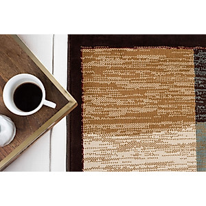 3 Pieces Set (5x7 + 20''x60'' + 20''x32'') Area Rug - Area Rugs for Living Room - Dining Room Rug - Bedroom Rug - Indoor Entry Entryway Rug - Kitchen Contemporary Carpet - Alfombras para Salas