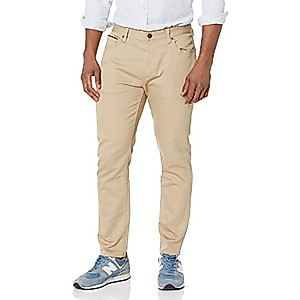 Tommy Hilfiger Men's Big & Tall Stretch Travel Pants, Surplus Khaki, 44W x 32L