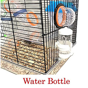 Acrylic Clear 2-Floors Hamster Home Habitat Rodent Gerbil Mouse Mice Rats Small Animal Critter Cage