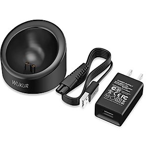 WUKUR Charging Dock for MANSCAPED Charger Dock Compatible with MANSCAPED Lawn Mower 3.0 & 2.0 Electric Groin Hair Trimmer and The Weed Whacker Nose and Ear Hair Trimmer