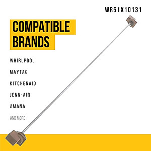 PartsBroz WR51X10131 Freezer Defrost Heater - Compatible With General Electric Refrigerator - Replaces AP5736548 3033080 PS5573655 Ultra Durable Replacement