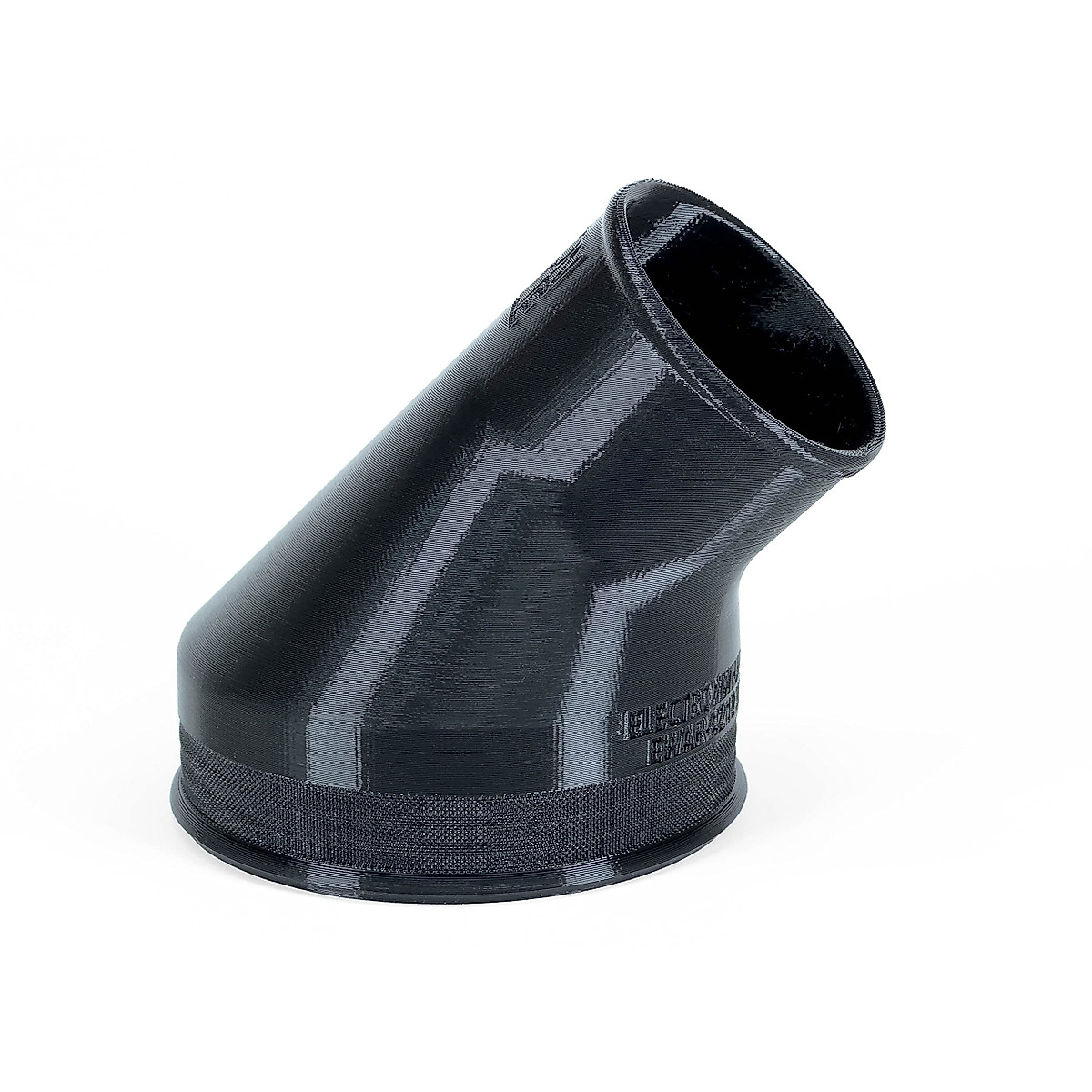 Angled Reducer 4” to 2-1/2”, Connect Shop Vac to Dust Collection Port (4in to 2.5in), Adapter Converter, 45-Degree Elbow, Attach Woodworking Dust Chute to Vacuum Hose, R4520 R4512 (4" to 2-1/2")