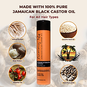 Sunny Isle Jamaican Black Castor Oil Extreme Hydrating Conditioner, Orange, 10 Fluid Ounce, Packaging May Vary