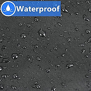 GasSaf Grill Cover for Large Big Green Egg, Extra Large Big Green Egg, Kamado Joe 24 and Others Heavy Duty Waterproof Premium Outdoor Grill Cover(35.5" Dia X 48" H)