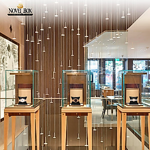 Novel Box Black Leatherette Jewelry Display Watch Pillow 5 Pack - Bracelet Pillows for Easy Care & Soft Protection - Watch Cushion for Birthday, Valentine’s Day & Wedding Gift Displays