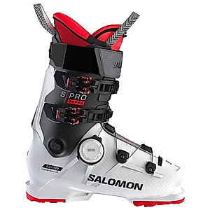 Salomon S Pro Supra Boa 120 GW Ski Boot Mens Grey/Black/Red 28.5
