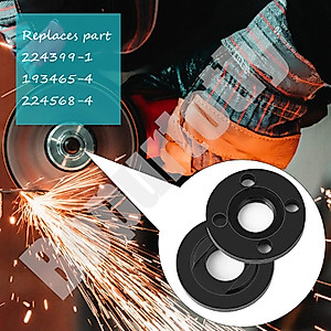 193465-4 Grinder Flange Angle Wrench Spanner Metal Lock Nut Compatible with Milwaukee Makita Bosch Black & Decker Ryobi 4.5" 5" 5/8-11 193465-4