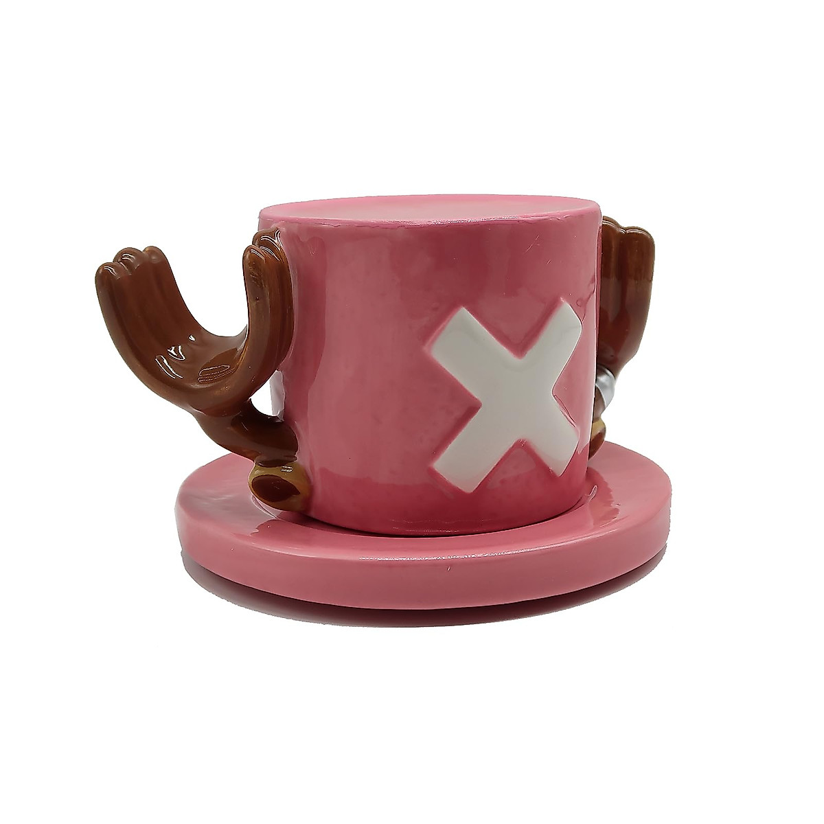 KOSMO MASA Anime Merch Chopper Coffee Mugs Pink Hat Ceramic Tea Milk Cup Office Collection Gifts for Adults Christmas Birthday, Chopper