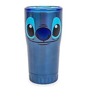 Silver Buffalo Lilo and Stitch Travel Mug, 20 Ounces