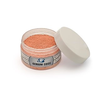 GLASS POLISH PRO 3.52oz (100g) Cerium Oxide, High-Grade Glass Polishing Powder, Enhanced Formula, TREO 85%, 3.5 Microns, Brown – GP90007