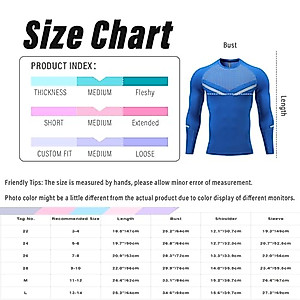 Doomiva Boys Compression T Shirt Kids Goalkeeper Goalie Shirts Sports Undershirt Soccer Tops Athletic Gym Sweatshirt Blue 9-10 Years
