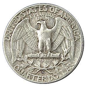 1948 S Washington Quarter VF Very Fine 90% Silver 25c US Coin Collectible