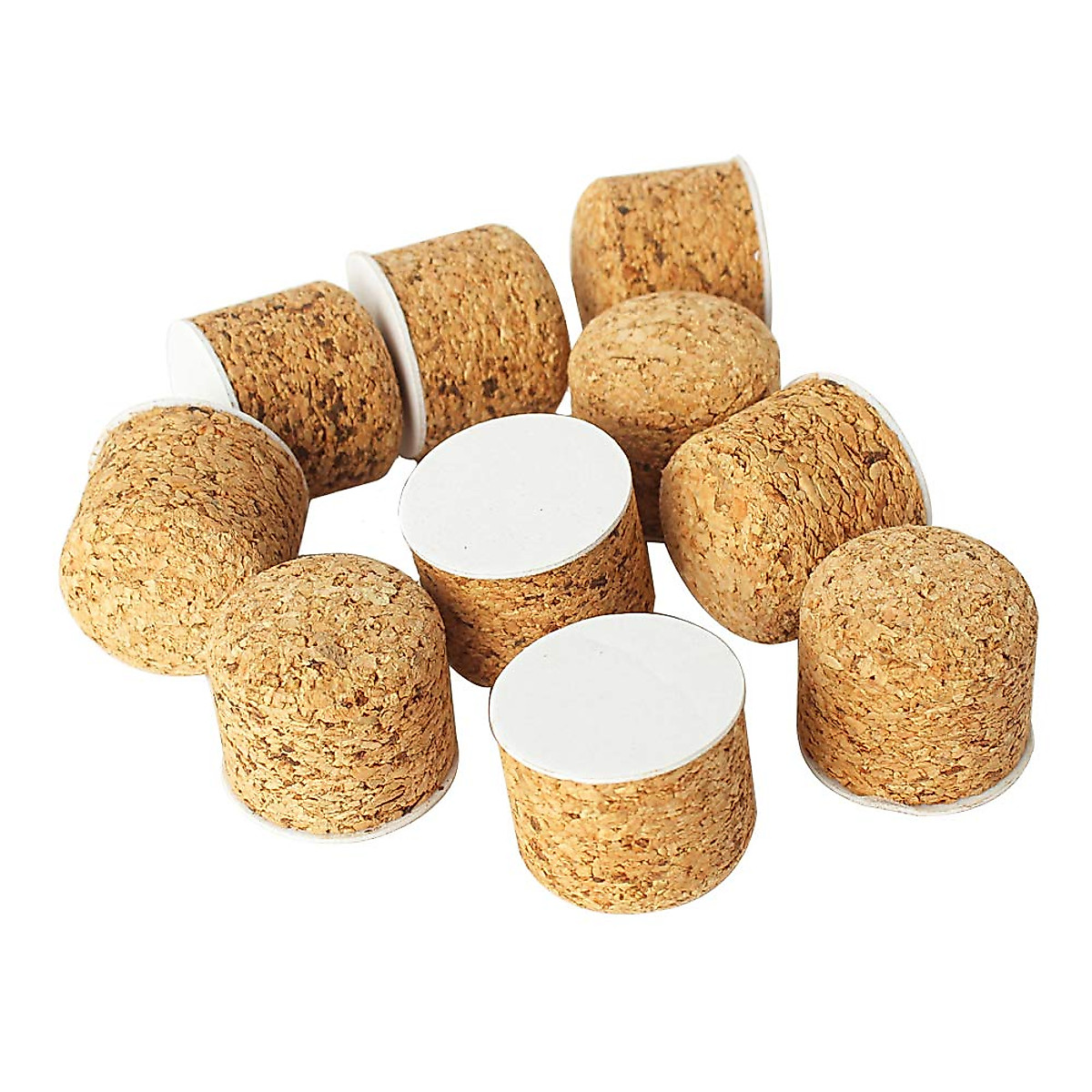 MUXIANG 10 PcsTobacco Pipe Cork Knocker Ashtray for Cigar Cigarette Soft Wooden Cork Stopper Adhesive Strip Tobacco Pipe Cleaning Tool Rosewood Tobacco Pipe Briar Wood Pipe Ebony Pipe FB0005