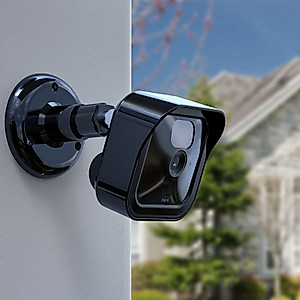 COOLWUFAN Wall Mount Bracket for All-New Blink Outdoor (3rd Gen) Camera, 360° Protective Case & Adjustable Mount for Blink Sync Module 2 Mount for Blink Home Security Camera (Black (3 Packs))